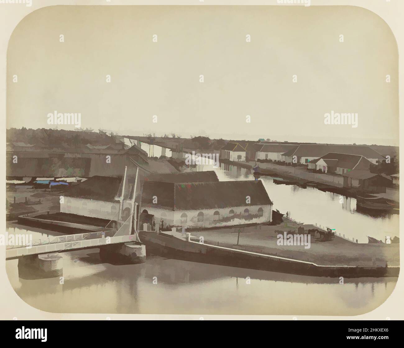 Art inspired by Harbour Canal and the Tree at Batavia, Arrival at ...