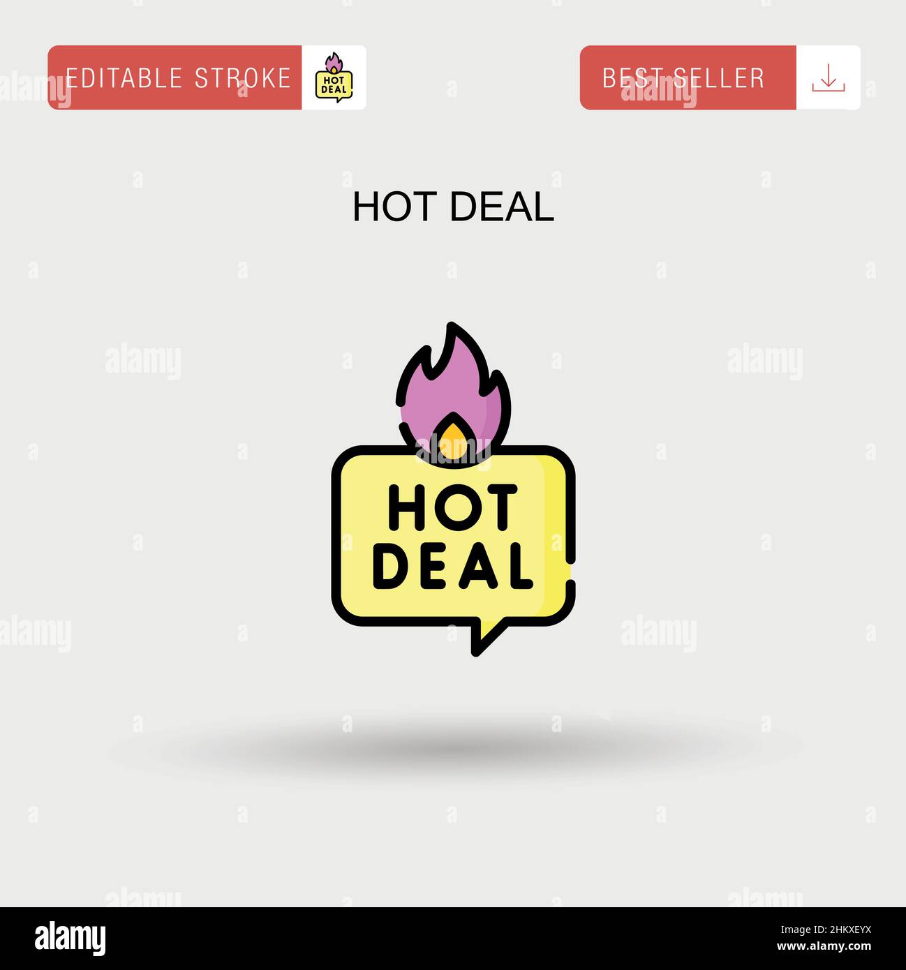 Hot deal icon hi-res stock photography and images - Alamy
