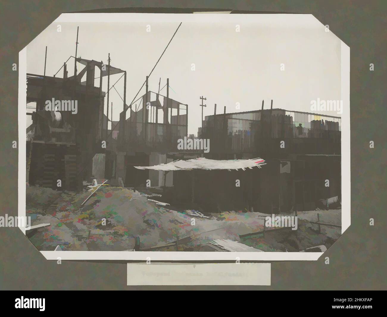 Art inspired by Reinforced concrete boiler foundation. November 6, 1926 ...