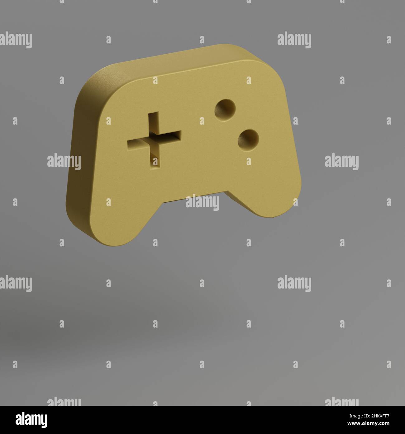 Sports Esports icon. Yellow symbol social icons on gray background. 3d ...