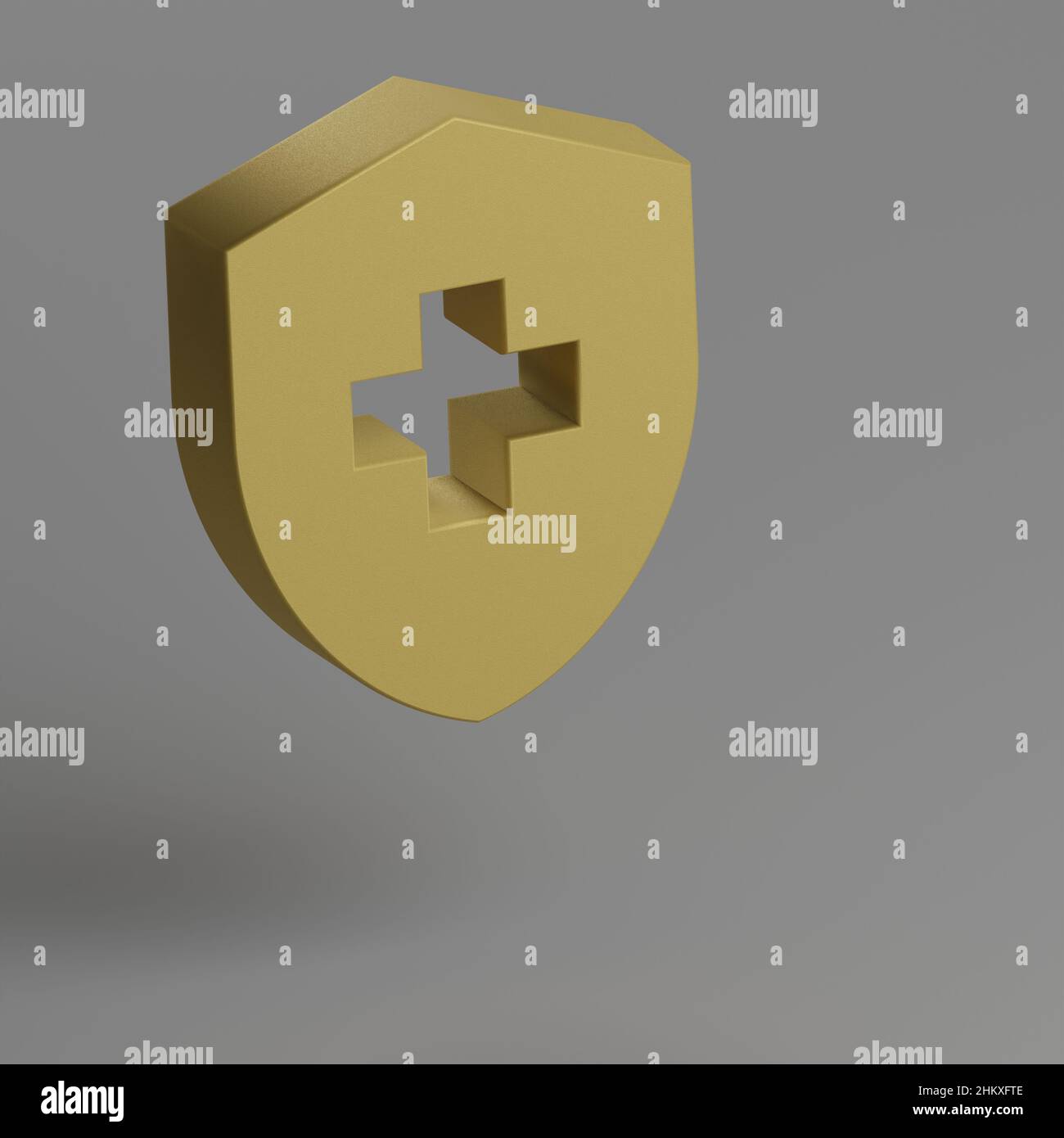 Health And Safety icon. Yellow symbol social icons on gray background ...