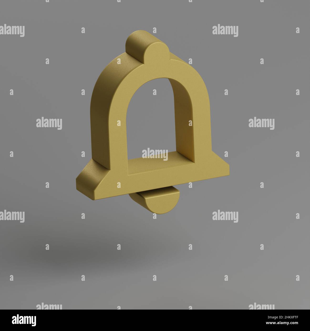 Notifications None icon. Yellow symbol social icons on gray background ...