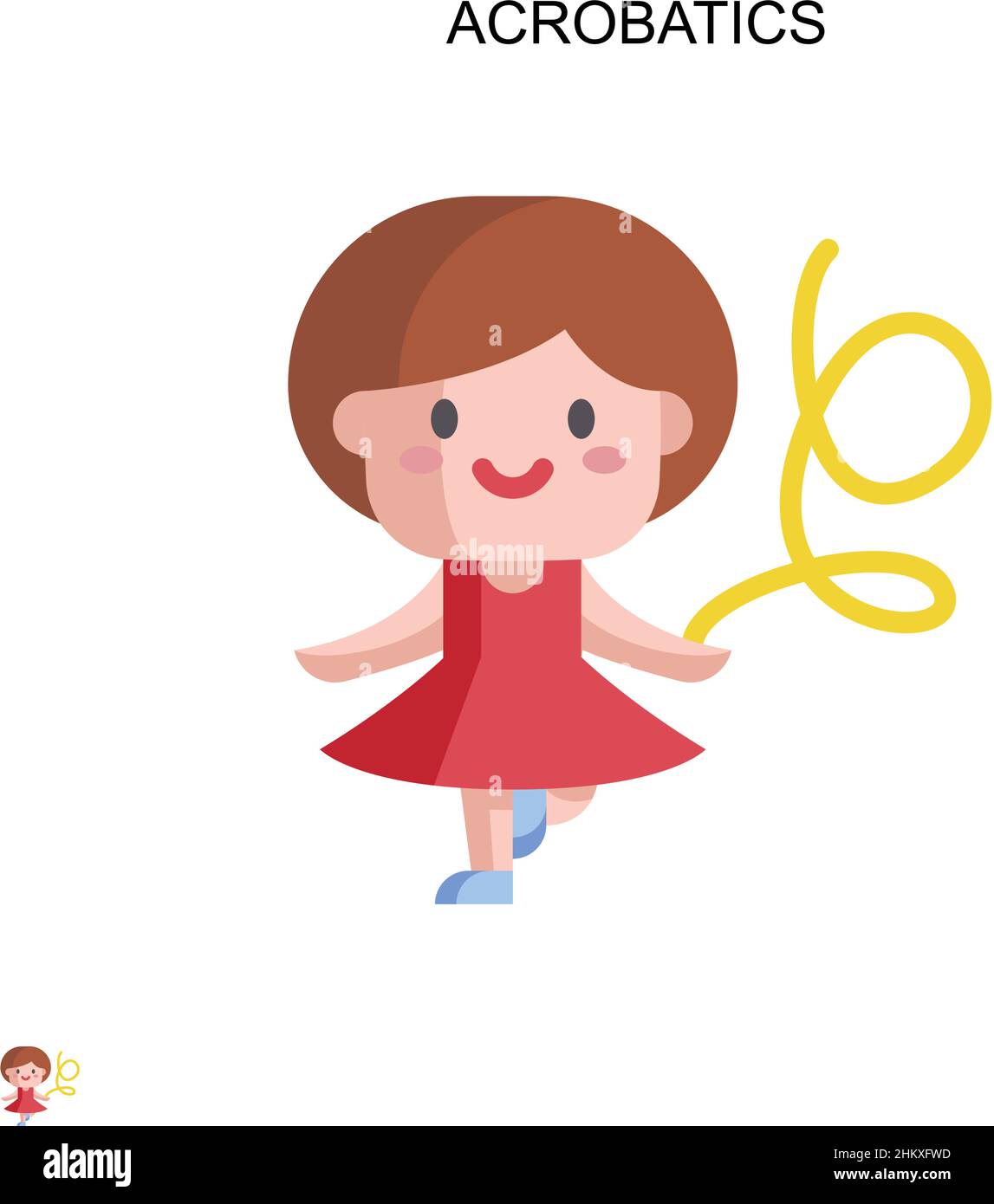 Acrobatics aerial Stock Vector Images - Alamy