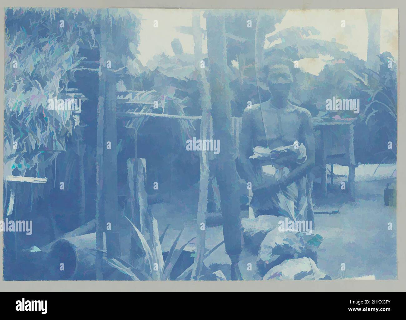 Art inspired by Woman Koejaké with matapi, A woman (possibly named ...