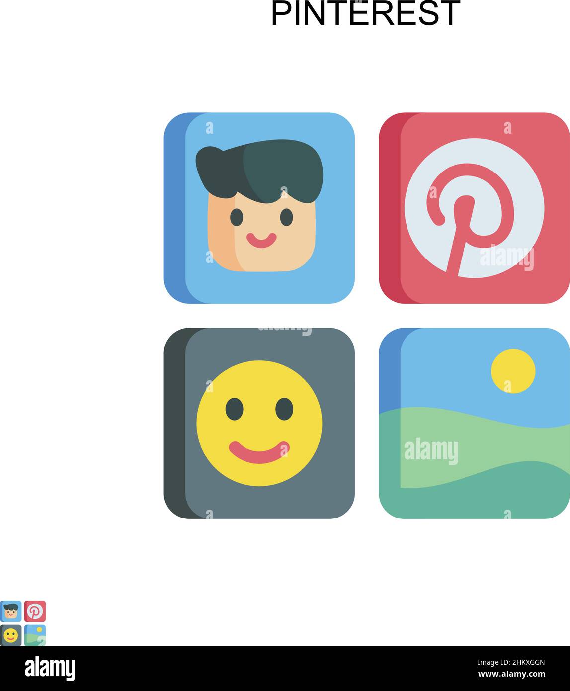 Pinterest banner Stock Vector Images - Alamy