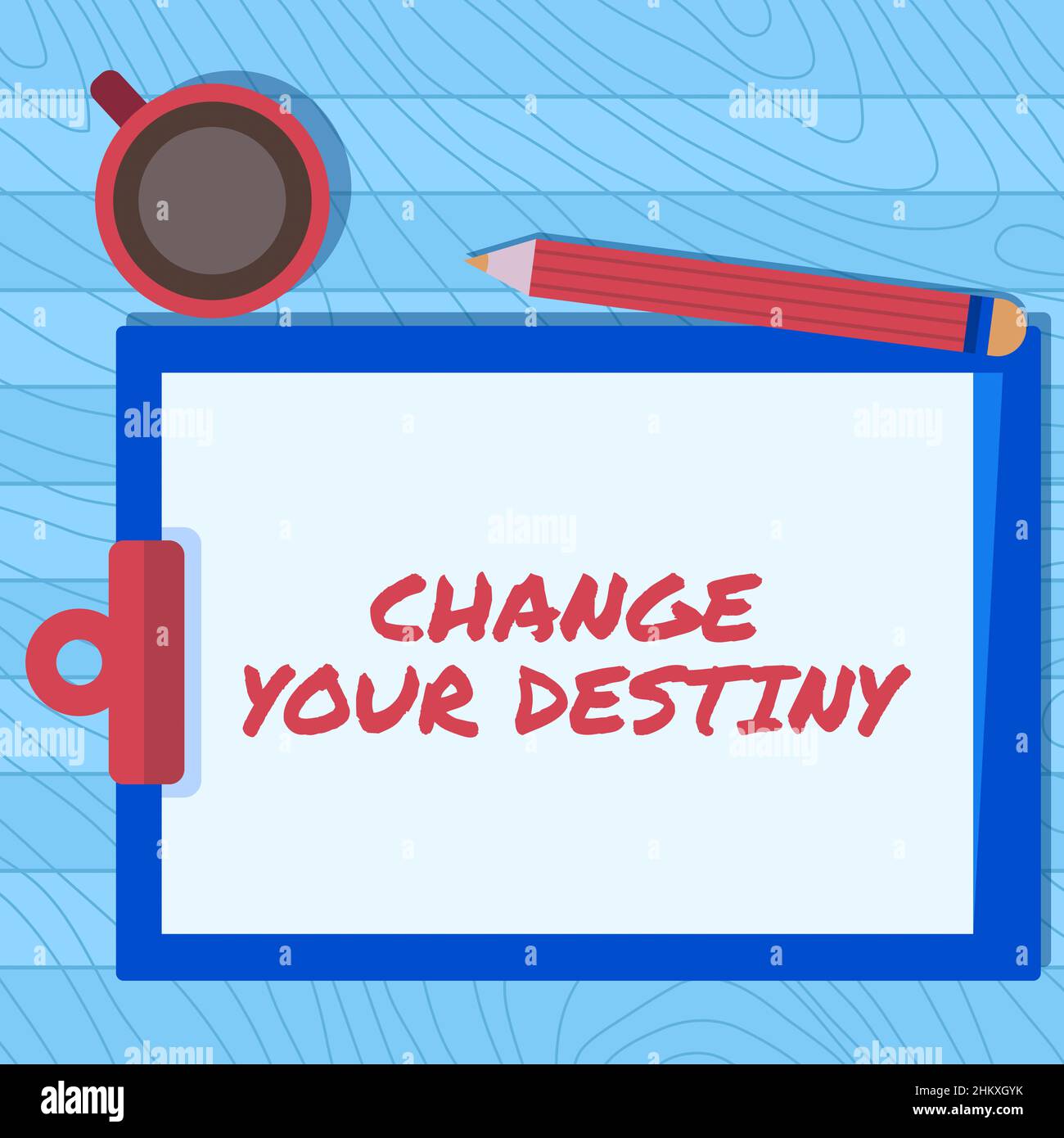 Text sign showing Change Your Destiny. Business idea Rewriting Aiming ...