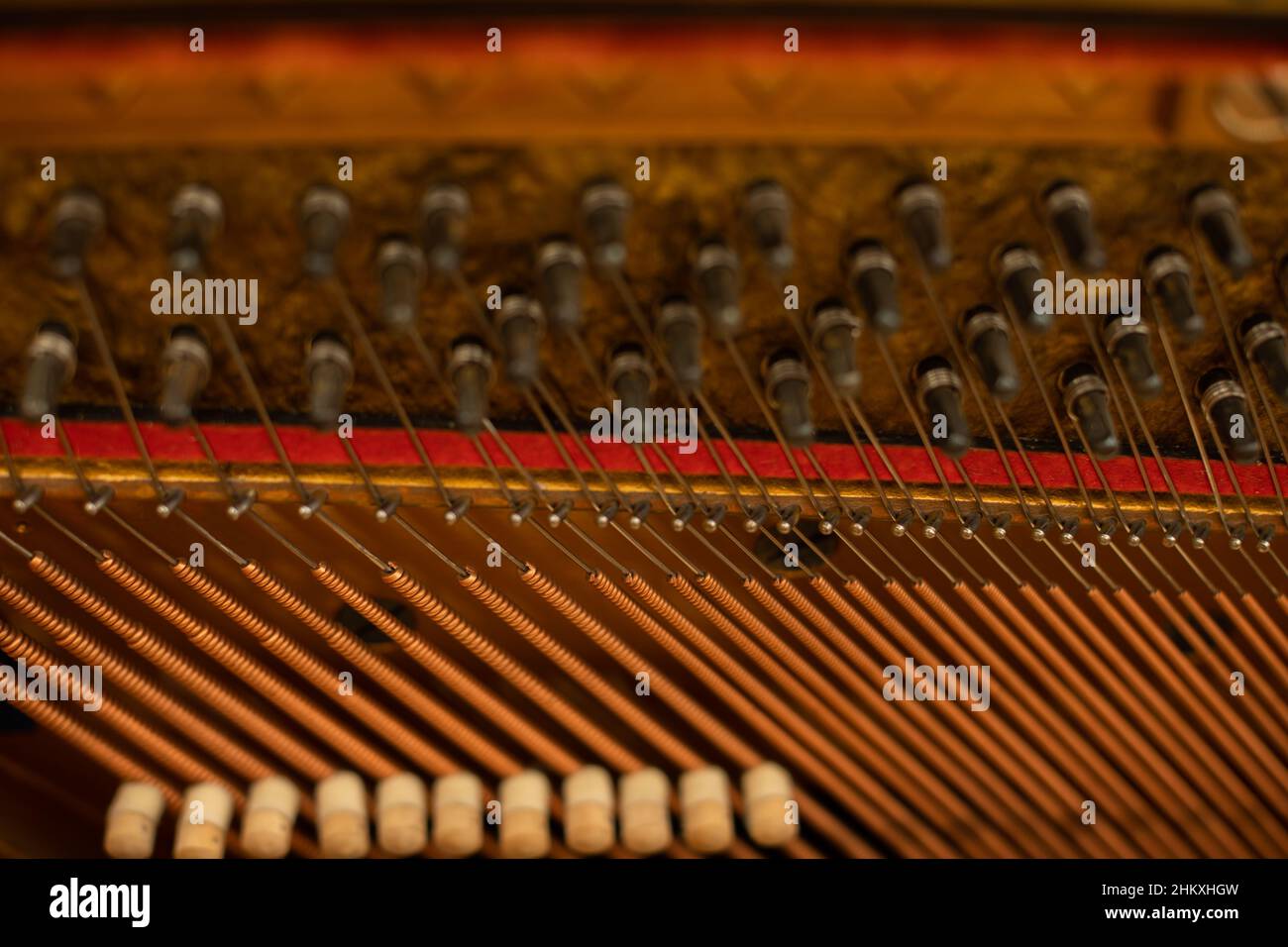 Inside upright piano felt hi-res stock photography and images - Alamy