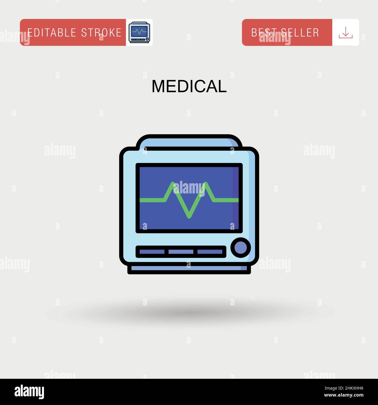 Medical Simple vector icon Stock Vector Image & Art - Alamy