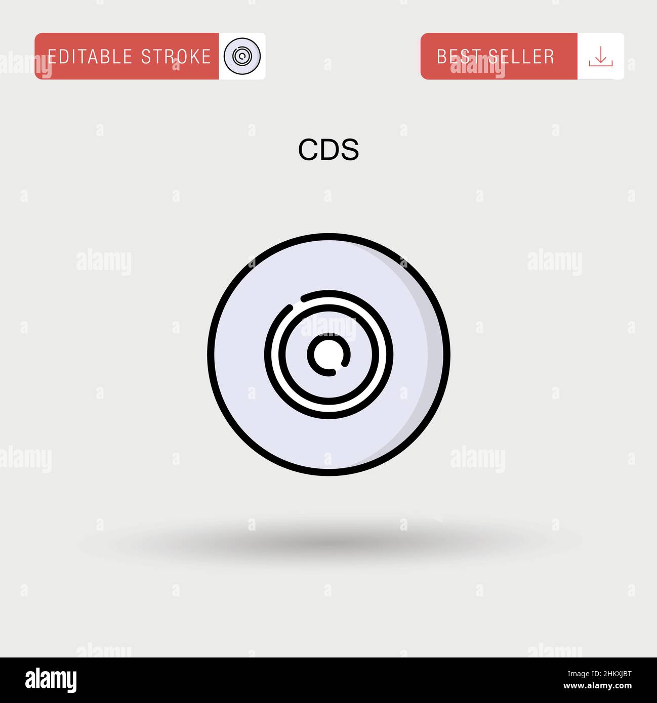 Cds Simple vector icon Stock Vector Image & Art - Alamy