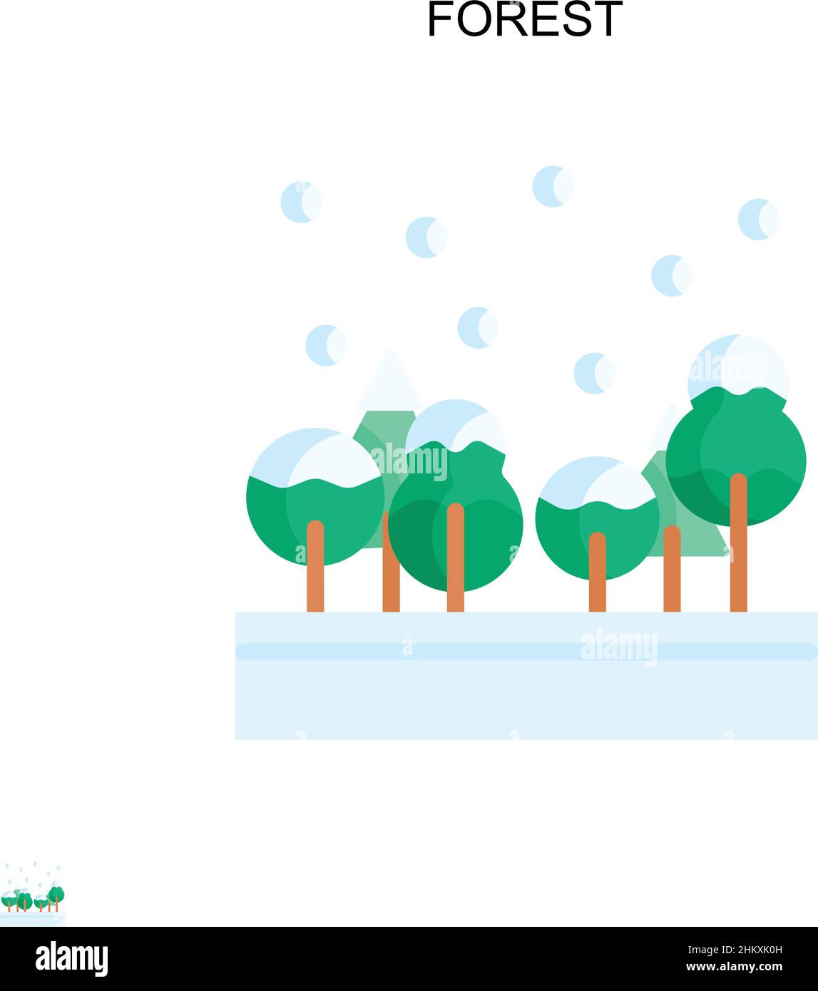 Snow outdoors trees sunlight scenic sky Stock Vector Images - Alamy