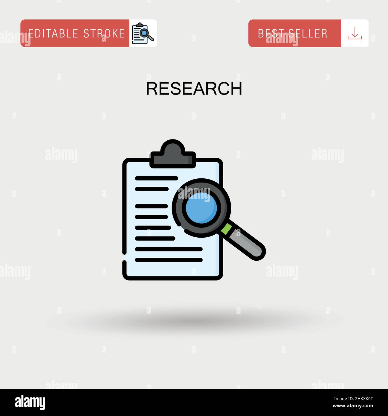 Research Simple vector icon Stock Vector Image & Art - Alamy