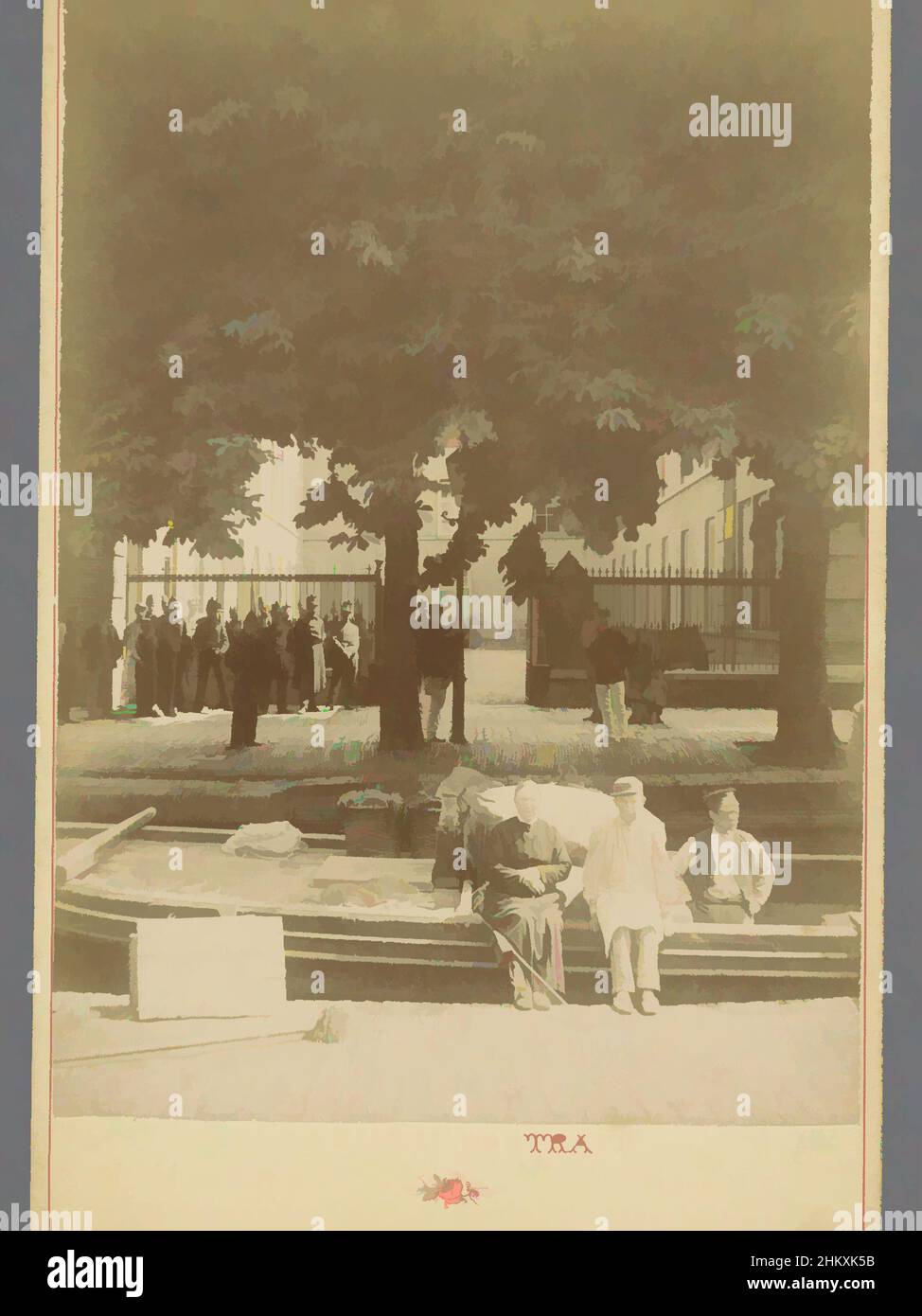 Art inspired by Moored ship and bargee's family (?), at Schoonhoven ...