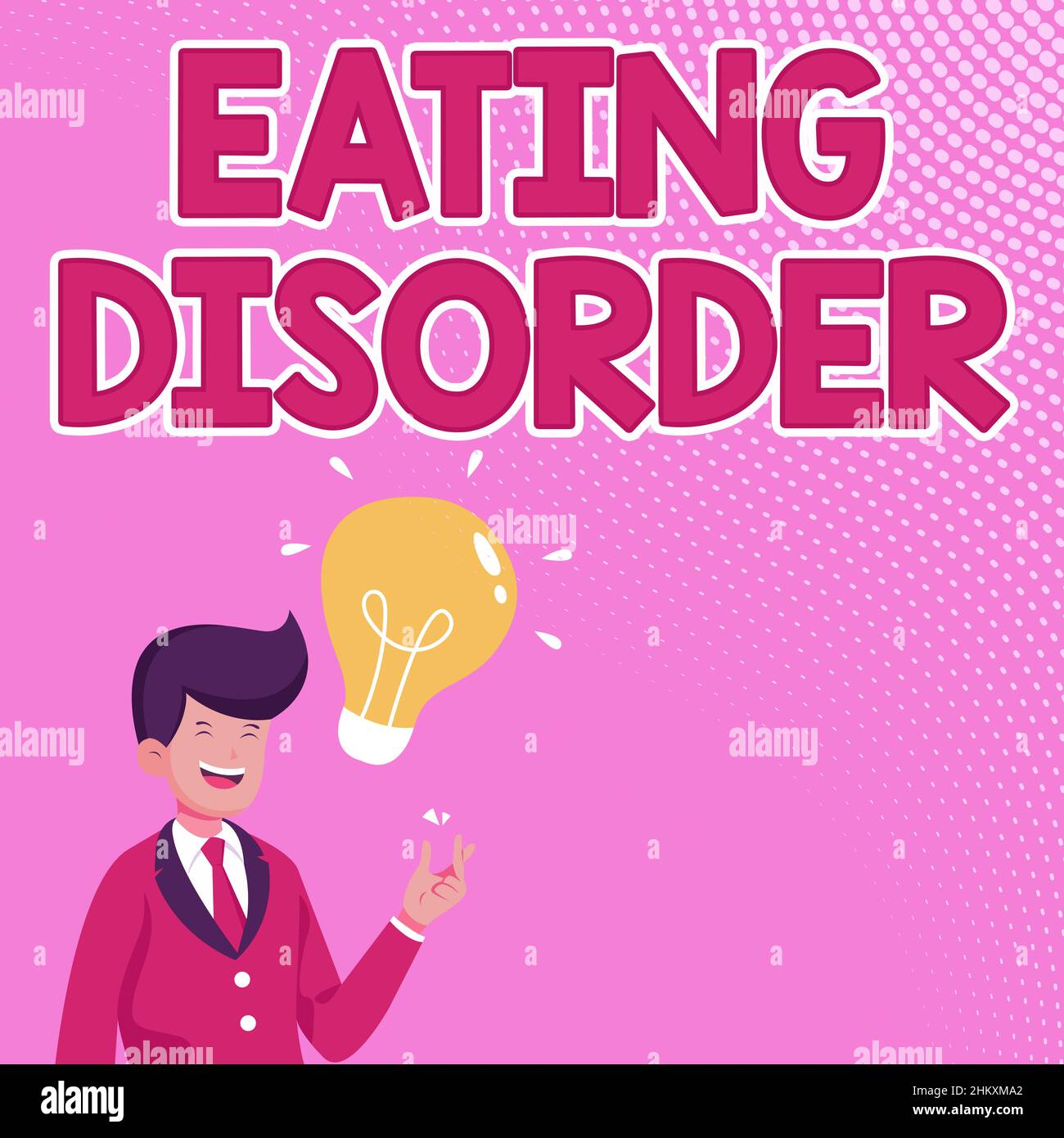 Text showing inspiration Eating Disorder. Word Written on characterized ...
