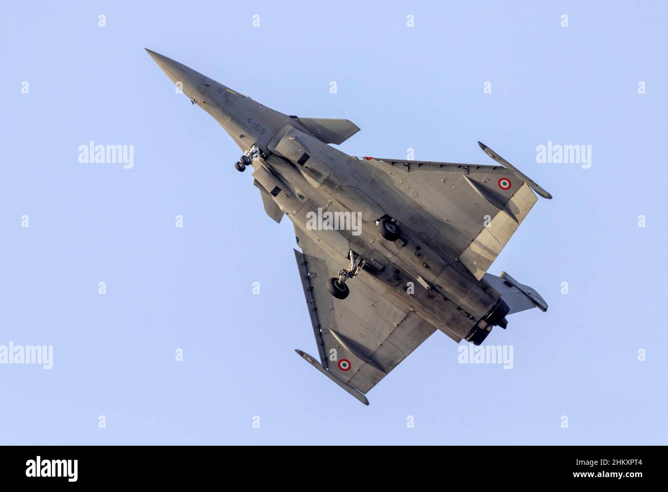 French Air Force Dassault Rafale C (REG: 140) on a display over the sea ...