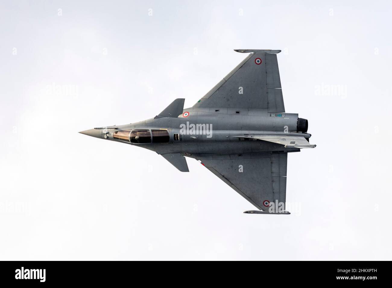 French Air Force Dassault Rafale C (REG: 140) on a display over the sea ...