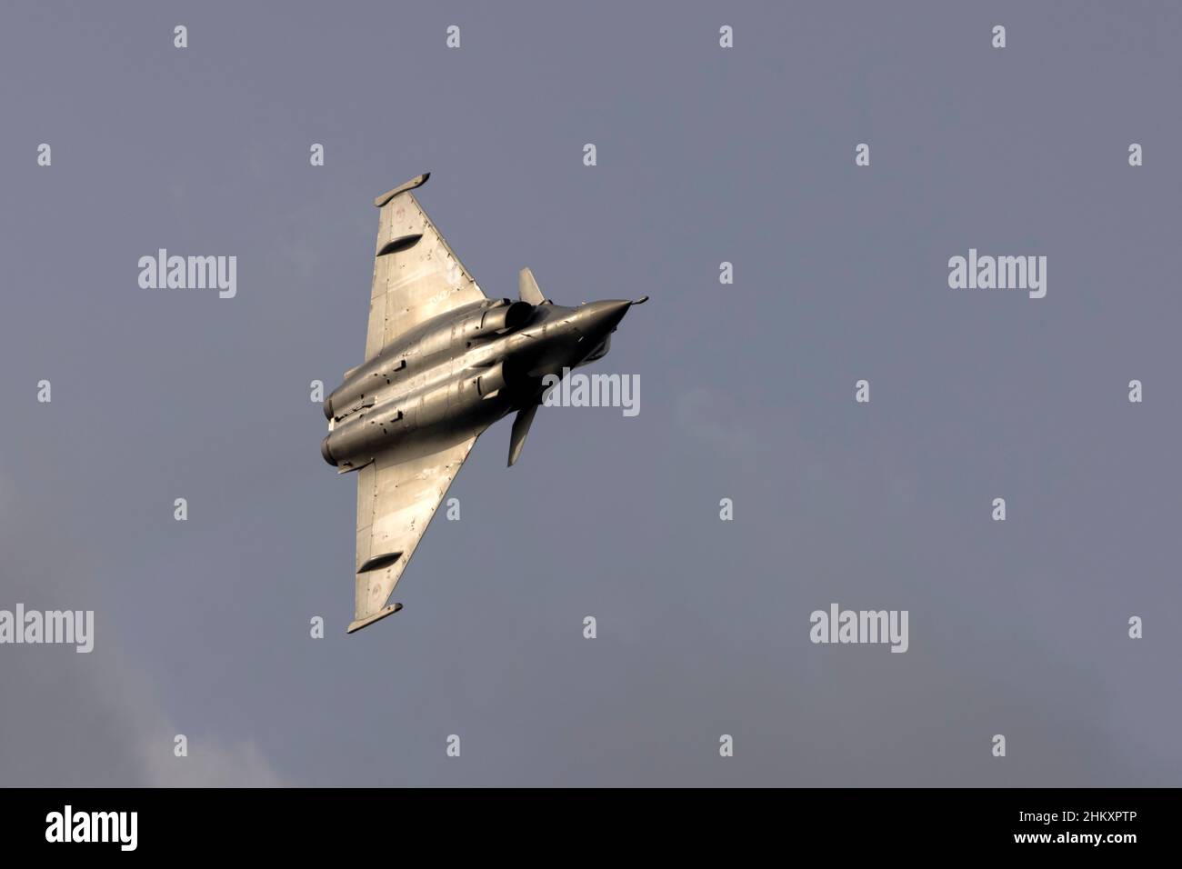 French Air Force Dassault Rafale C (REG: 140) on a display over the sea ...