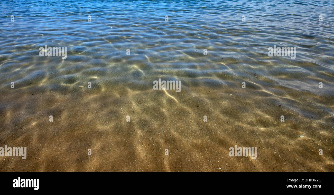 Sea abstract or rippled water texture background. Calm water surface ...