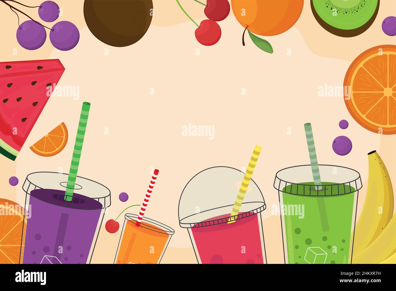 Healthy green smoothies in Stock Vector Images - Alamy