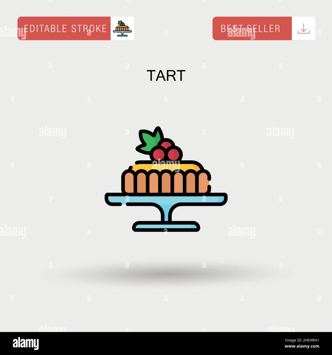 Fresh tarts Stock Vector Images - Alamy