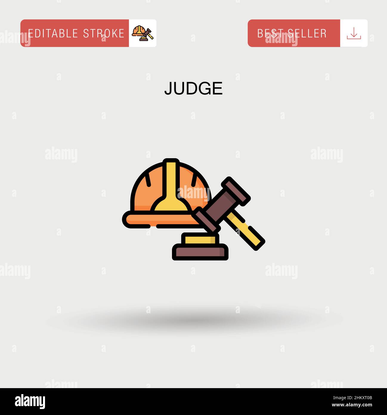 Court authority crime judge Stock Vector Images - Alamy