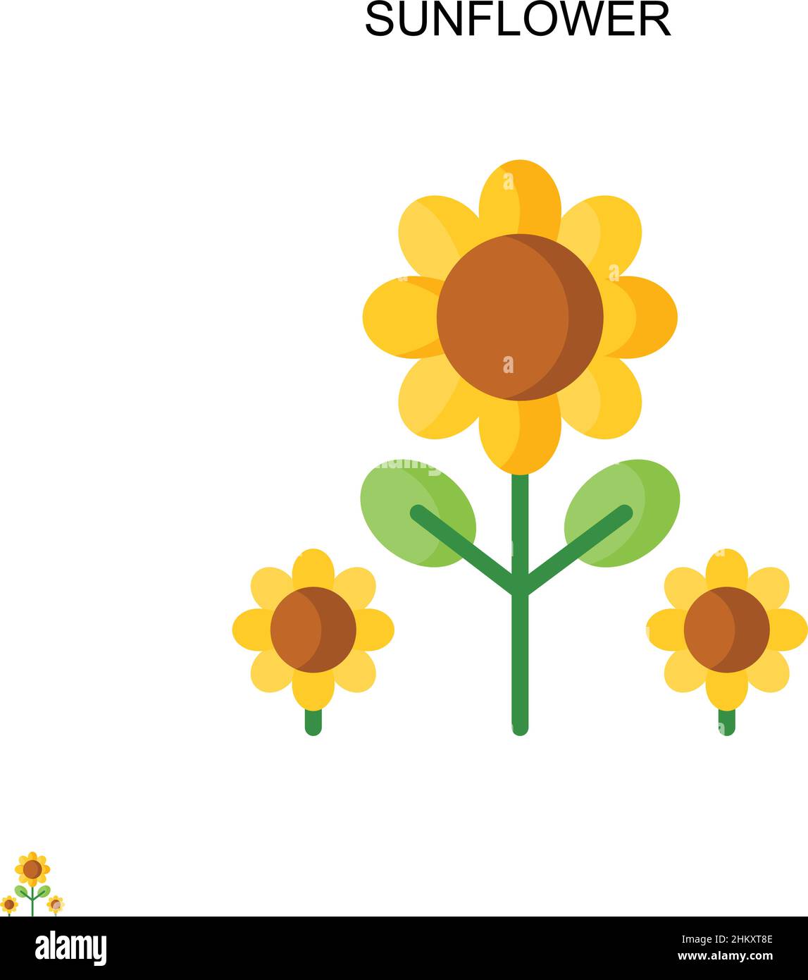 Simple Sunflower Template