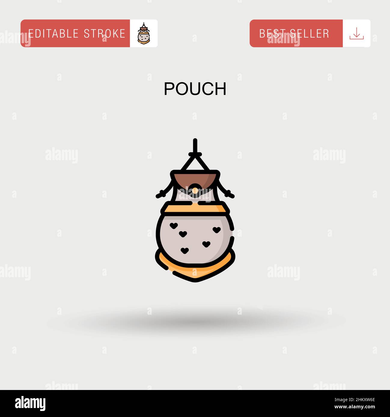 Make up pouch Stock Vector Images - Alamy