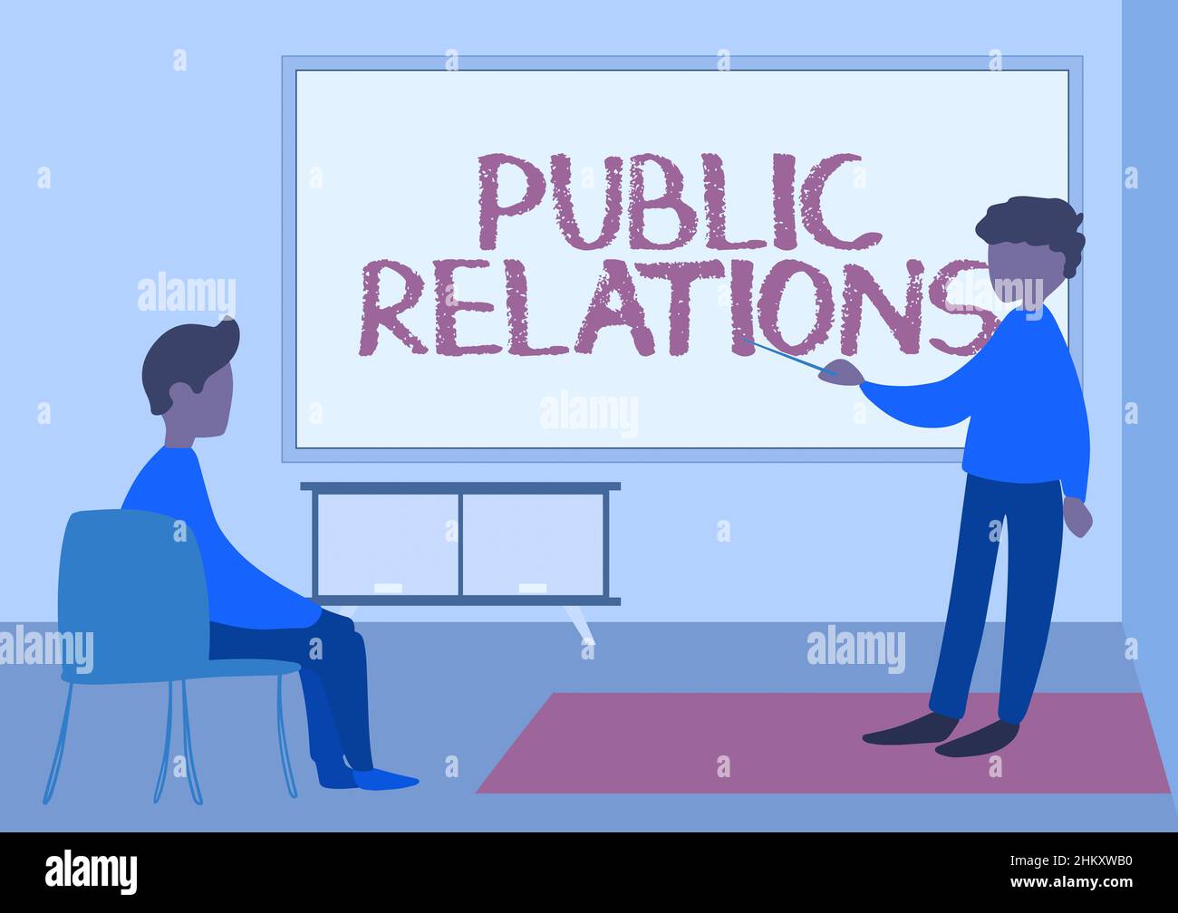 Text caption presenting Public Relations. Business approach practice ...
