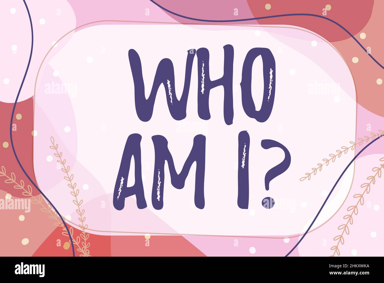 Hand writing sign Who Am Iquestion. Word Written on Who Am Iquestion ...