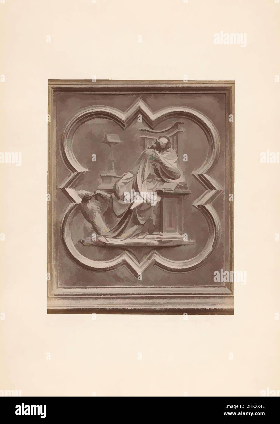 Art inspired by Panel of the bronze door of the Baptistry at Florence ...