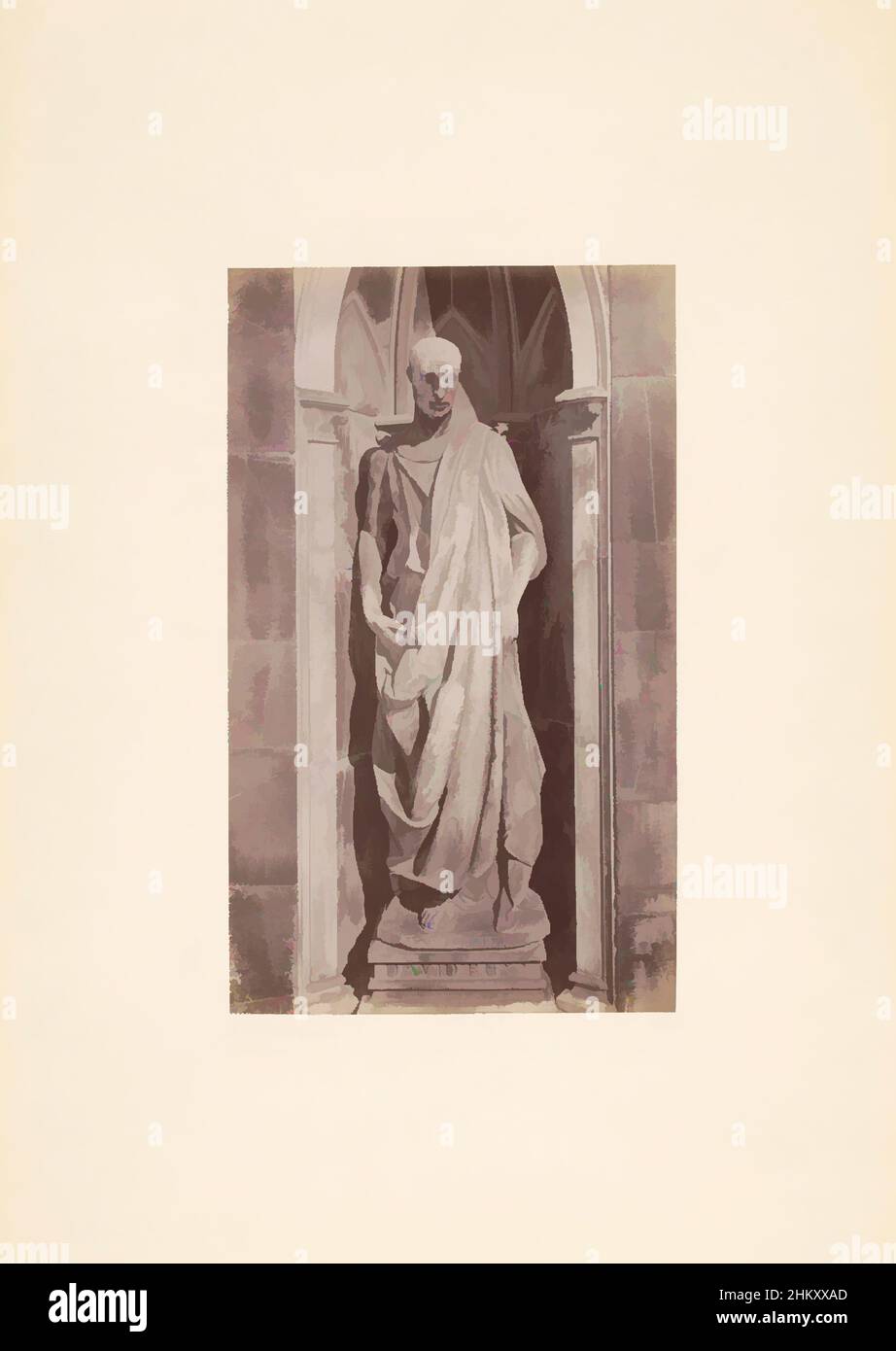 Art inspired by Sculpture of King David by Donatello near the Cathedral ...