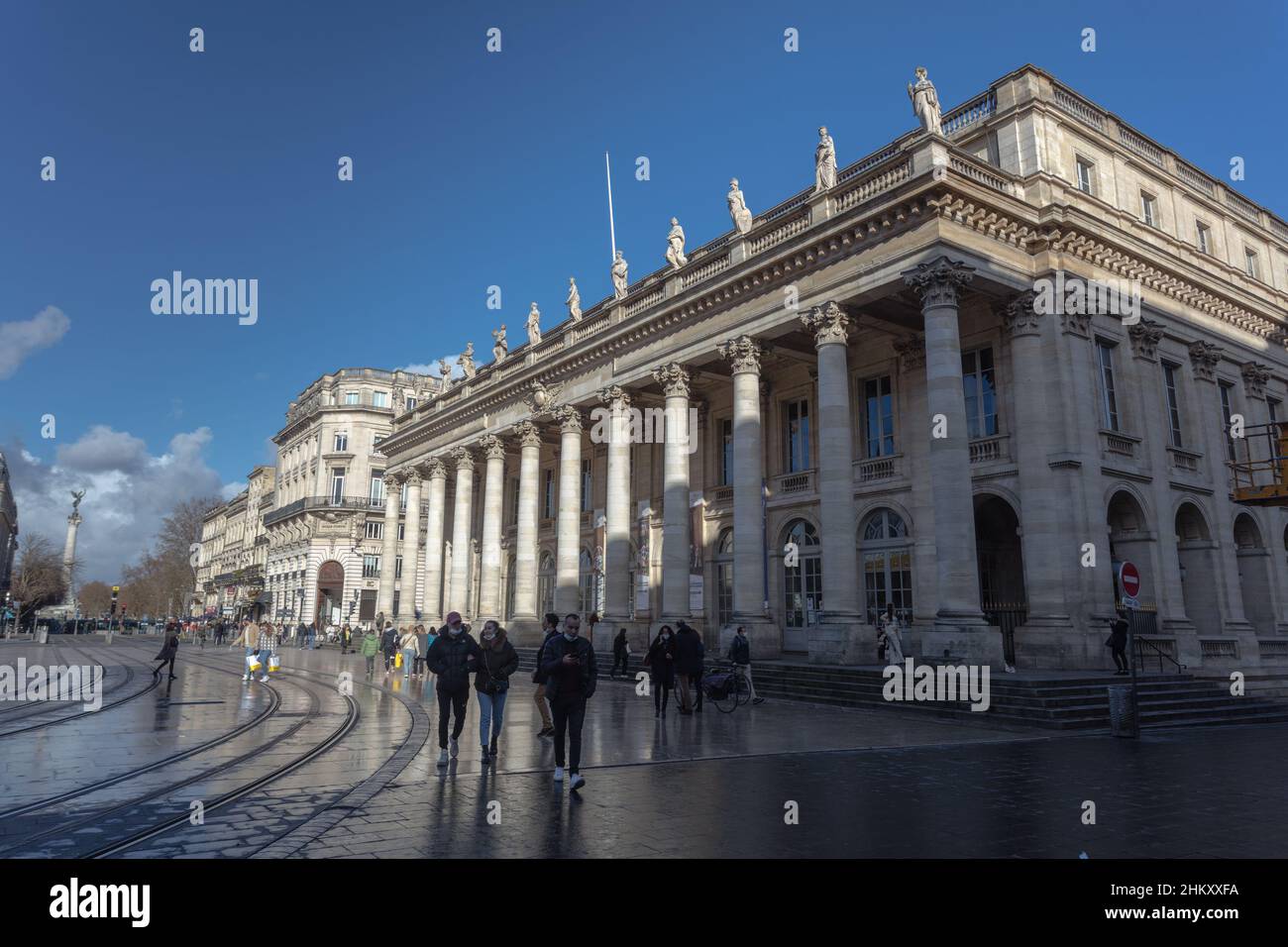 The Grand theatre de Bordeaux is an opera house in Bordeaux, France ...