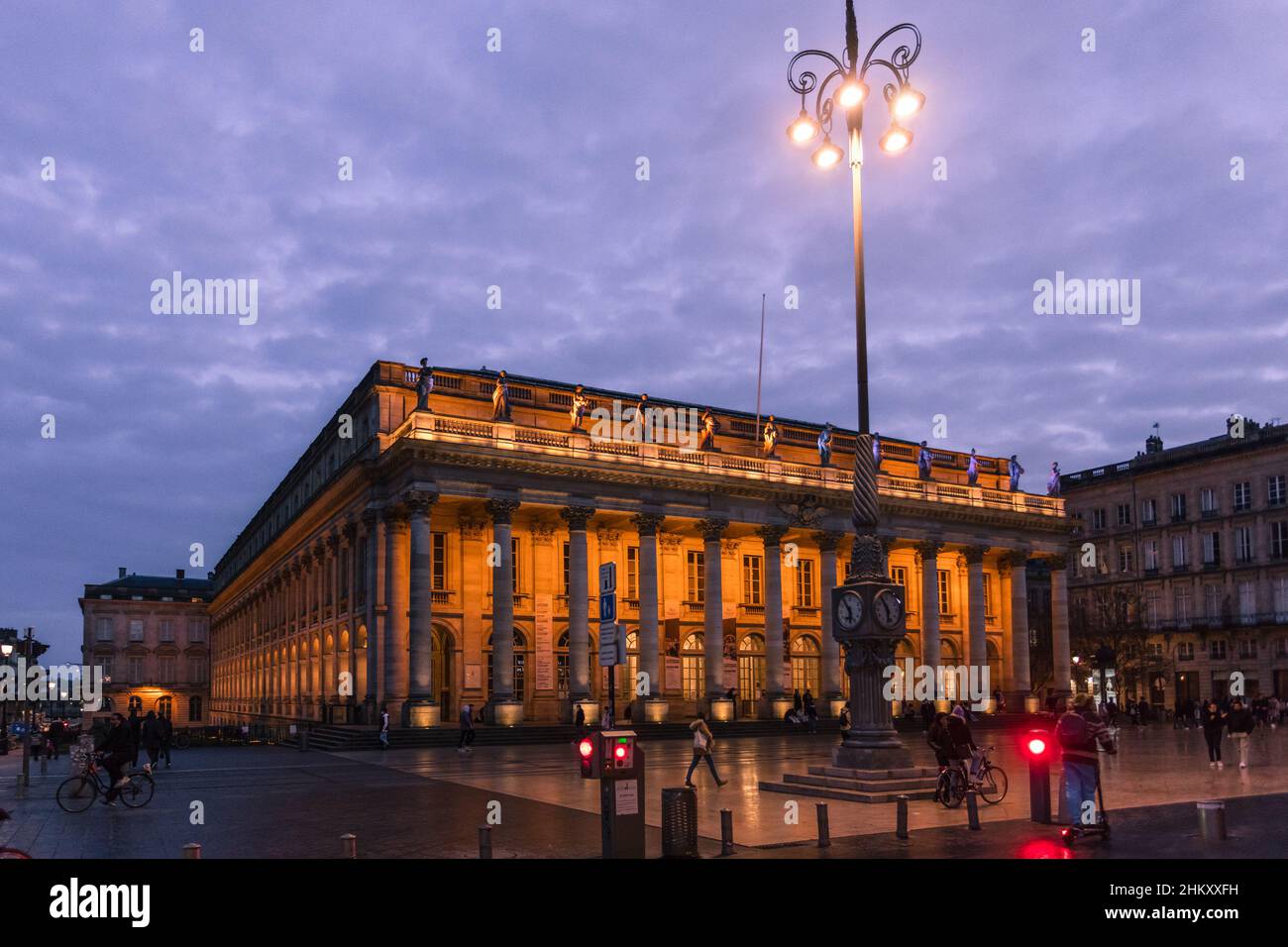 The Grand theatre de Bordeaux is an opera house in Bordeaux, France ...