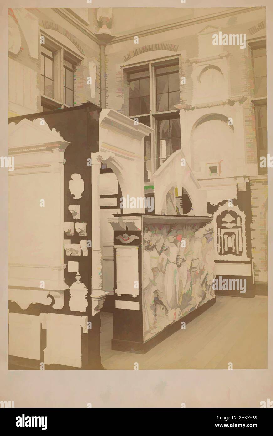 Art inspired by Display of plaster models in the Rijksmuseum in ...