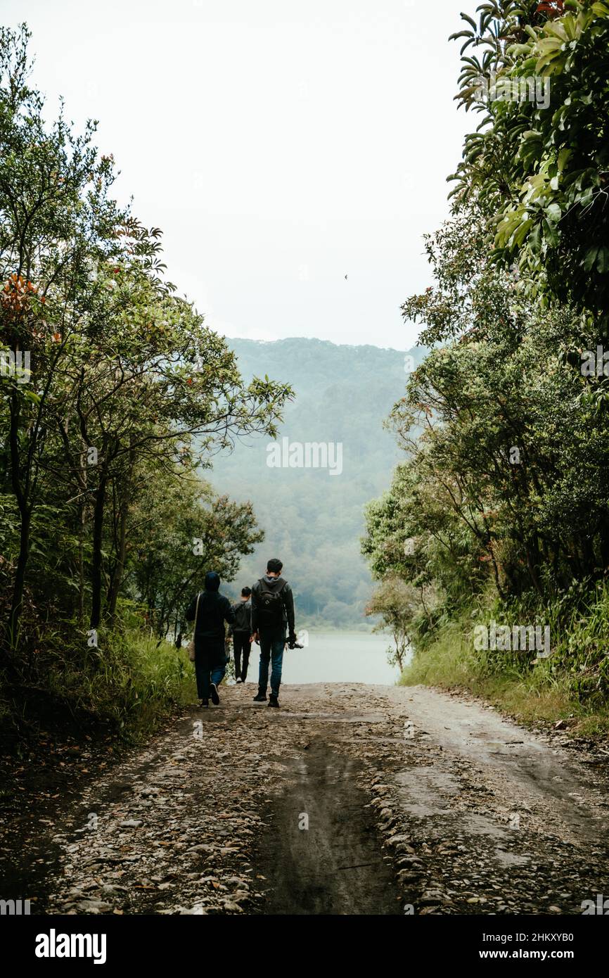Natural tourist attraction area Talaga Bodas Garut Indonesia Stock ...