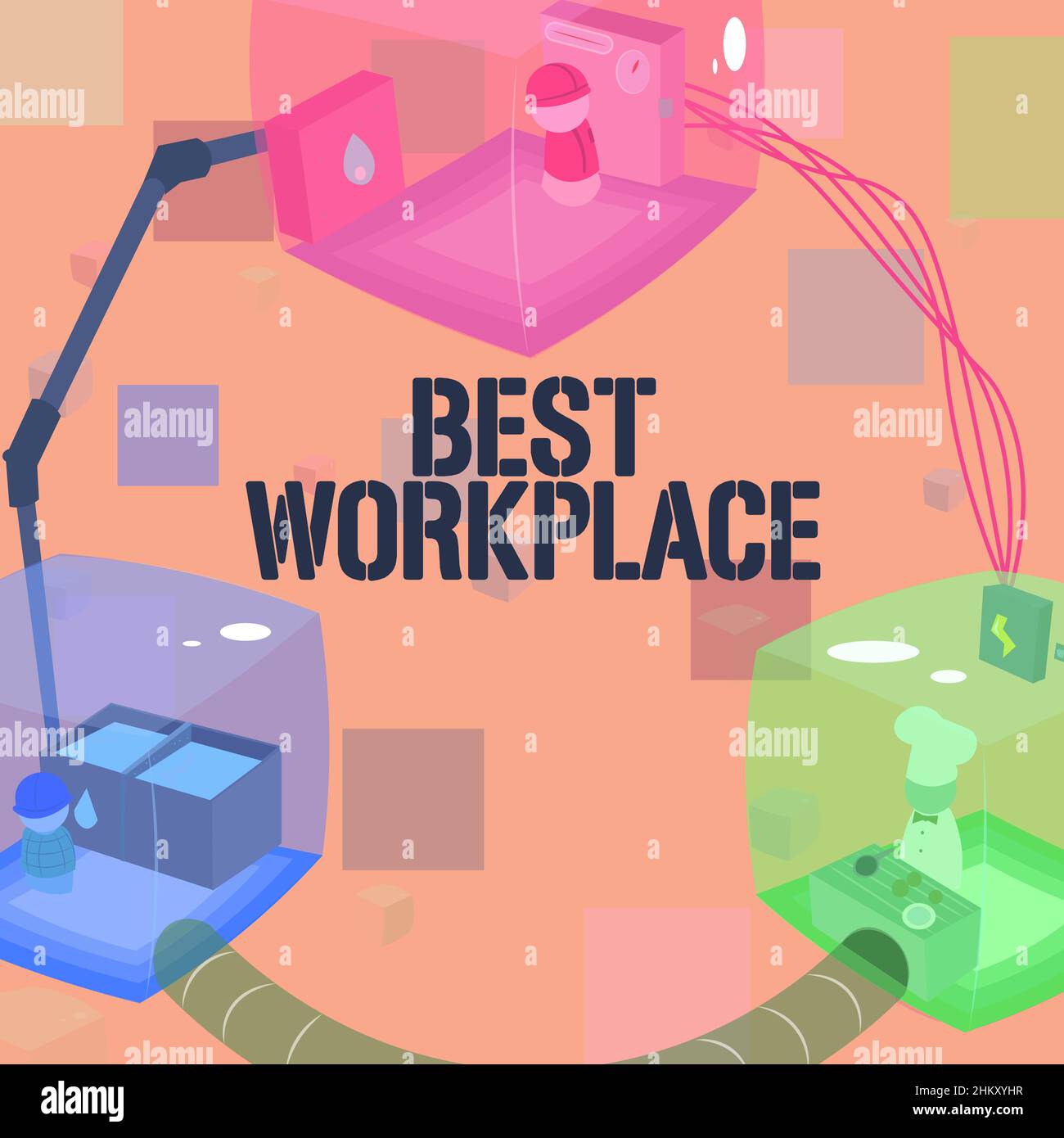 Writing displaying text Best Workplace. Business concept Ideal company ... Writing displaying text Best Workplace. Business concept Ideal company ...