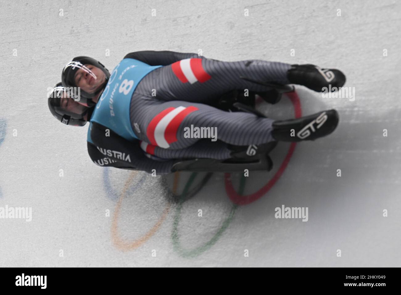 Yanqing, China. 06th Feb, 2022. Olympics, luge, doubles, men, training ...