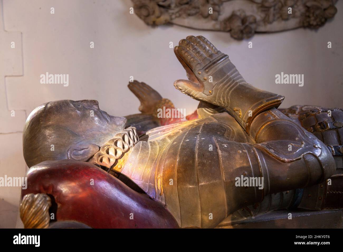 Memorial monument of Sir Thomas Cornwallis d 1604, Brome church ...