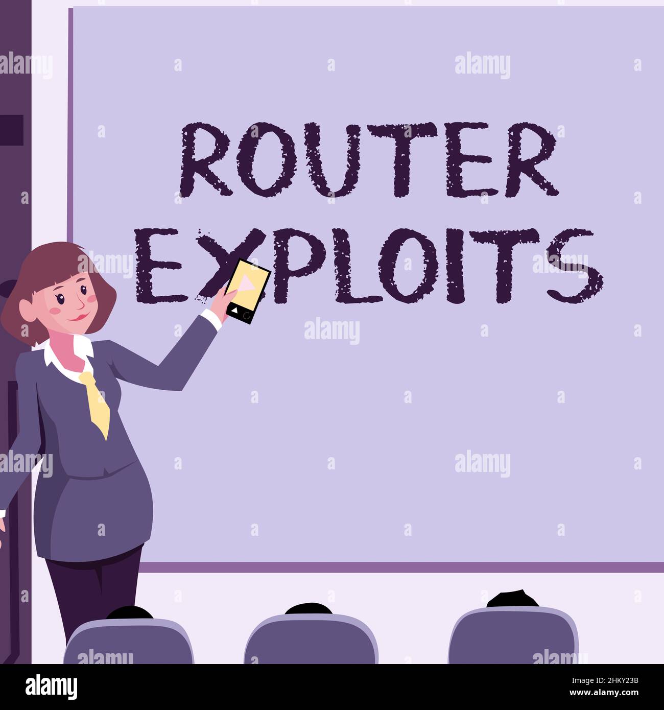 Text Showing Inspiration Router Exploits Internet Concept Takes Advantage Of A Security Flaw In