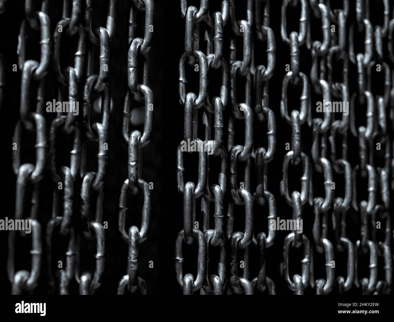 Chain background. Abstract high contrast old grunge texture chains wall ...