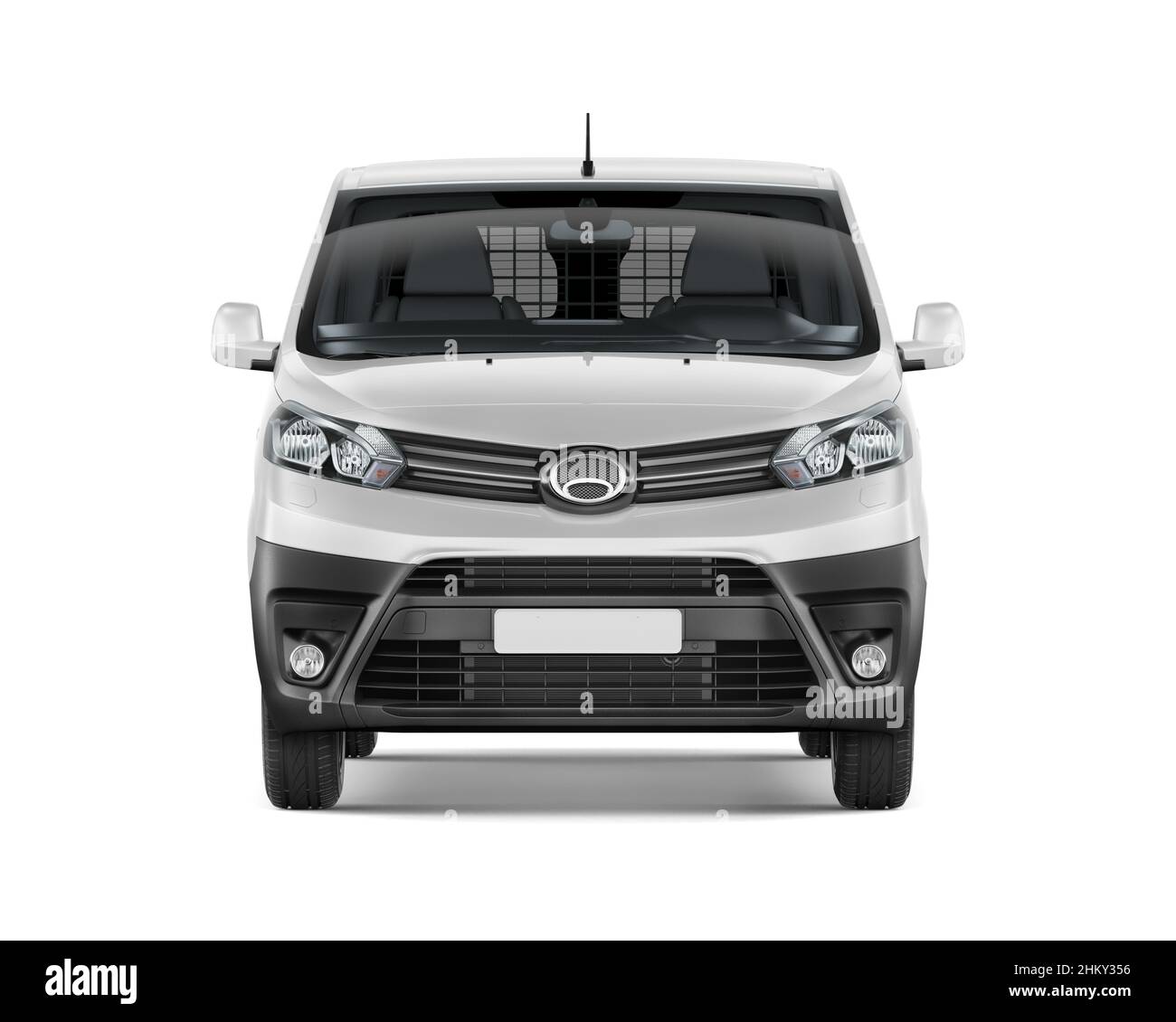 Panel Van Mockup 3D Rendering Stock Photo - Alamy