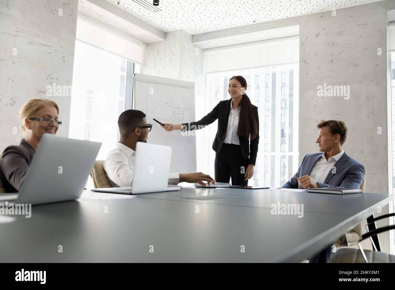 Diverse team happy young hi-res stock photography and images - Alamy