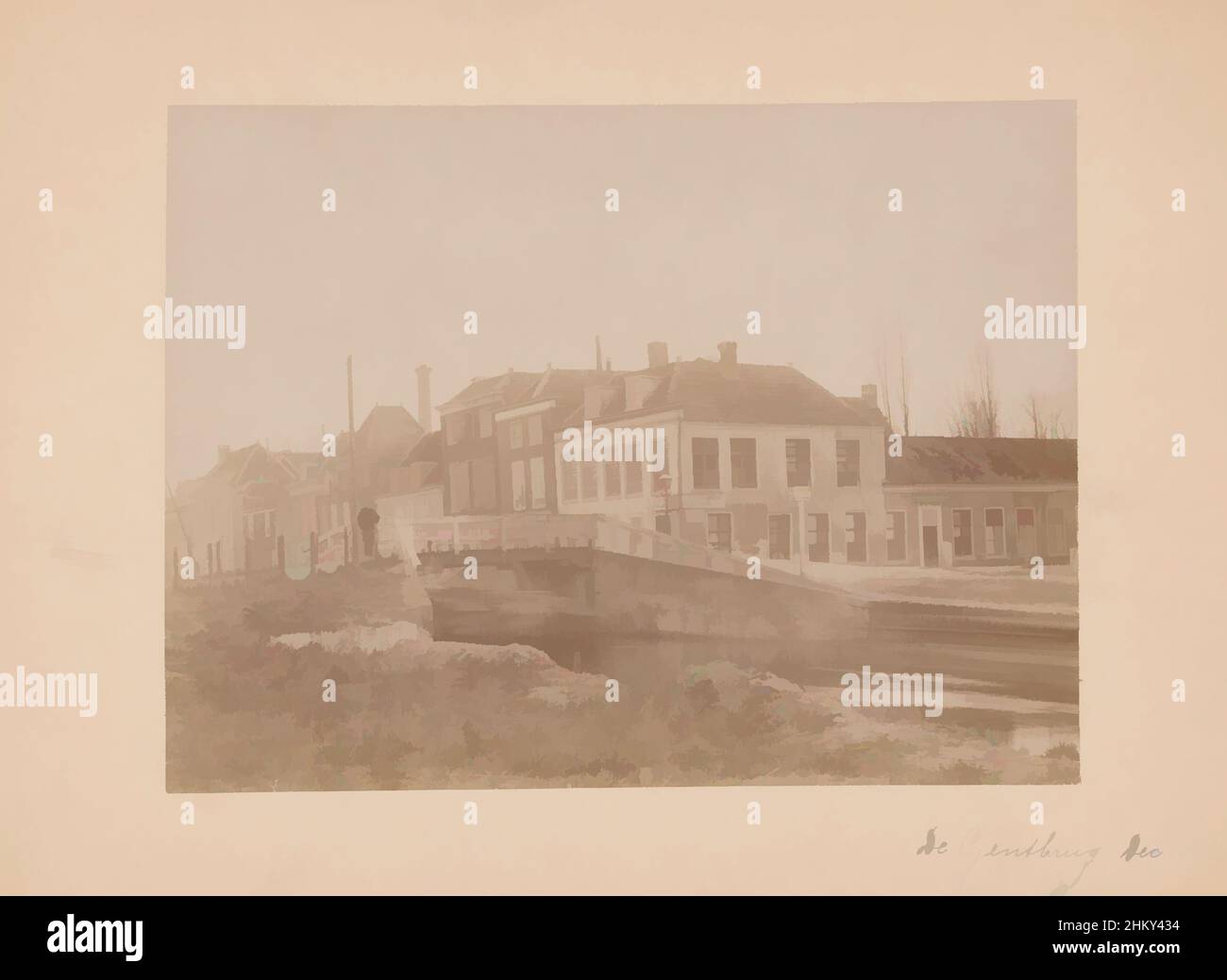 Art inspired by View of the Geestbrug in Rijswijk, anoniem ...