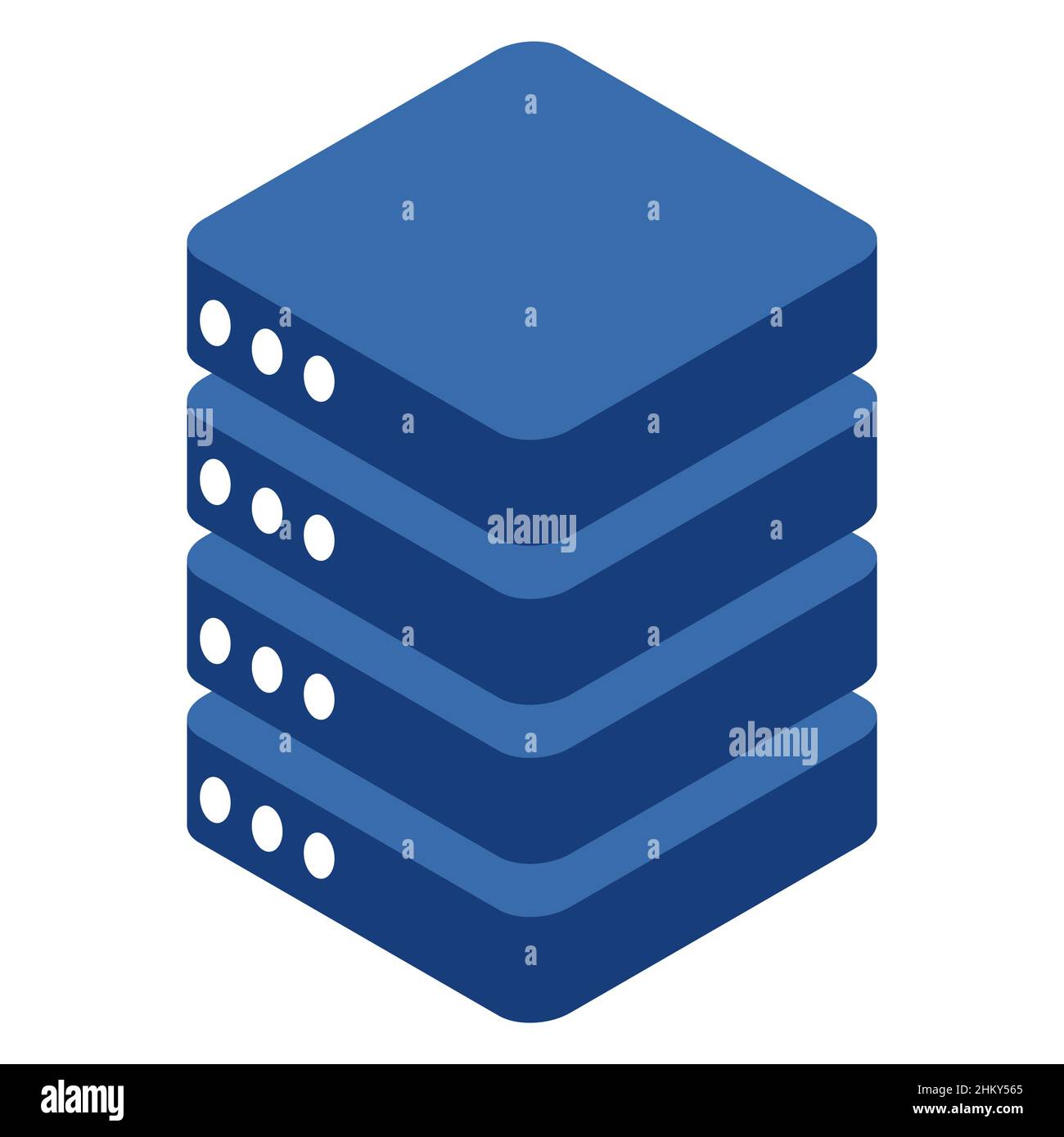 Database Storage Icon Isometric Internet Network Server Cloud Data Symbol Connection System