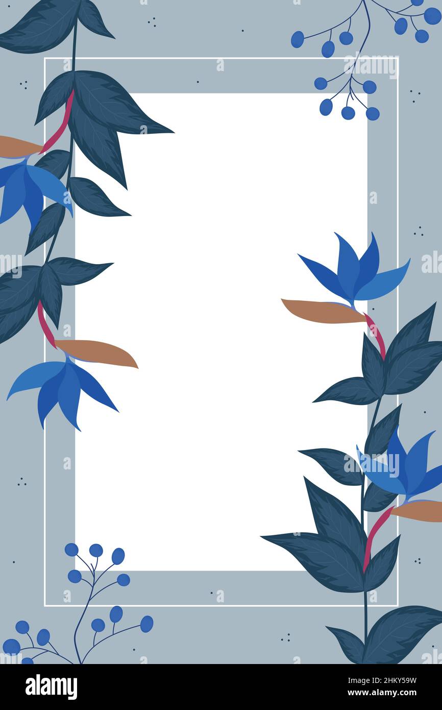 flowers and leaf border Stock Vector Image & Art - Alamy