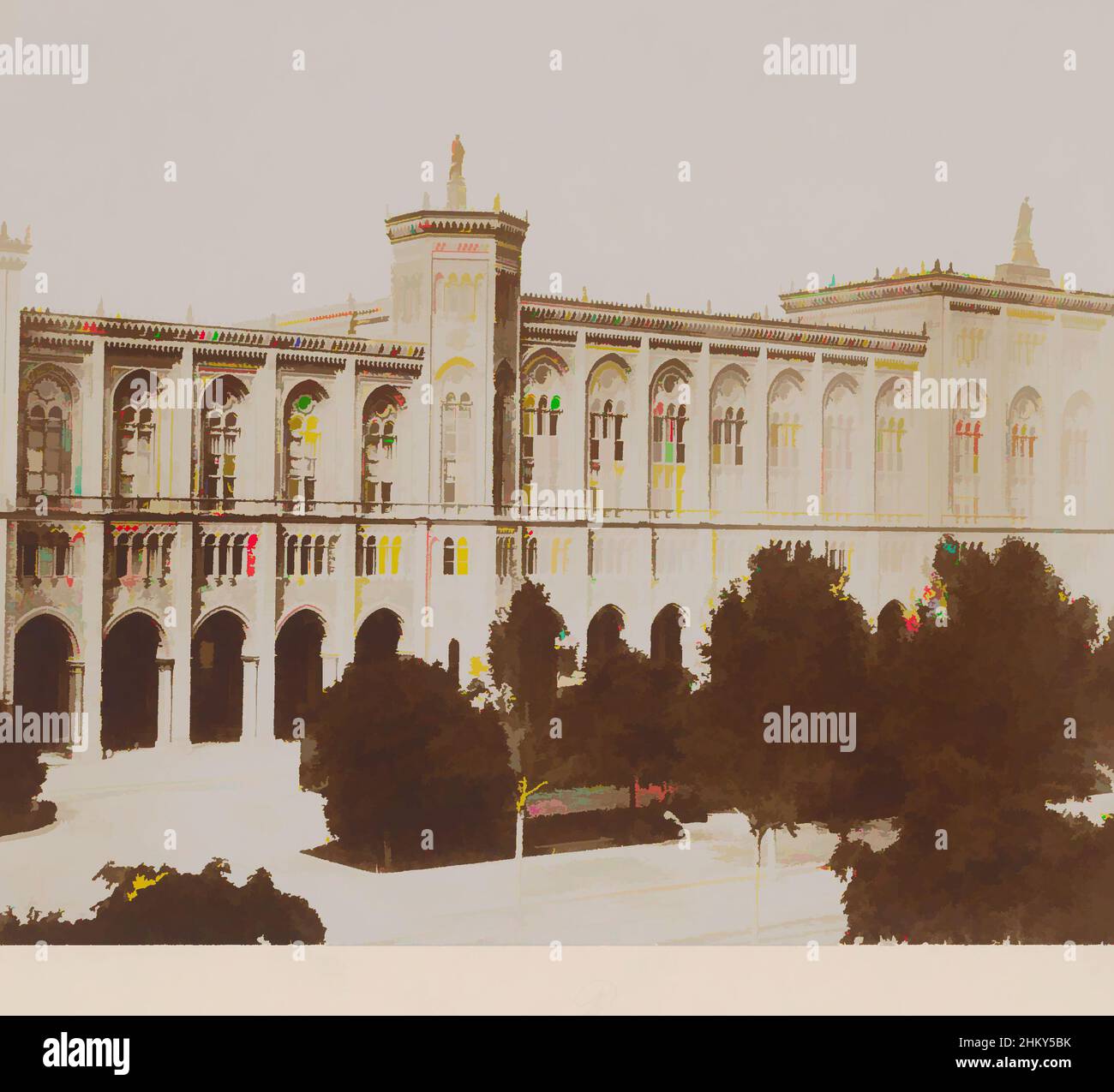 Royal historicizing rundbogenstil hi-res stock photography and images ...