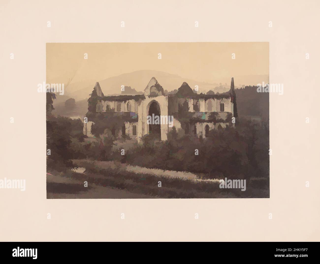 Art inspired by Tintern Abbey, Wales, England, Monastery founded by ...