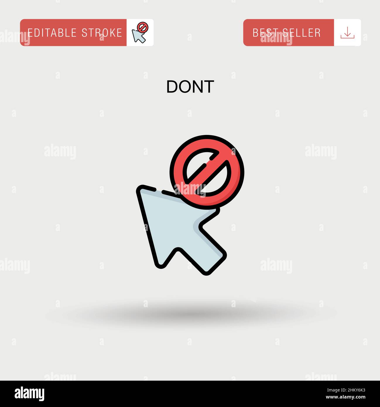 Dos donts icon vector hi-res stock photography and images - Alamy
