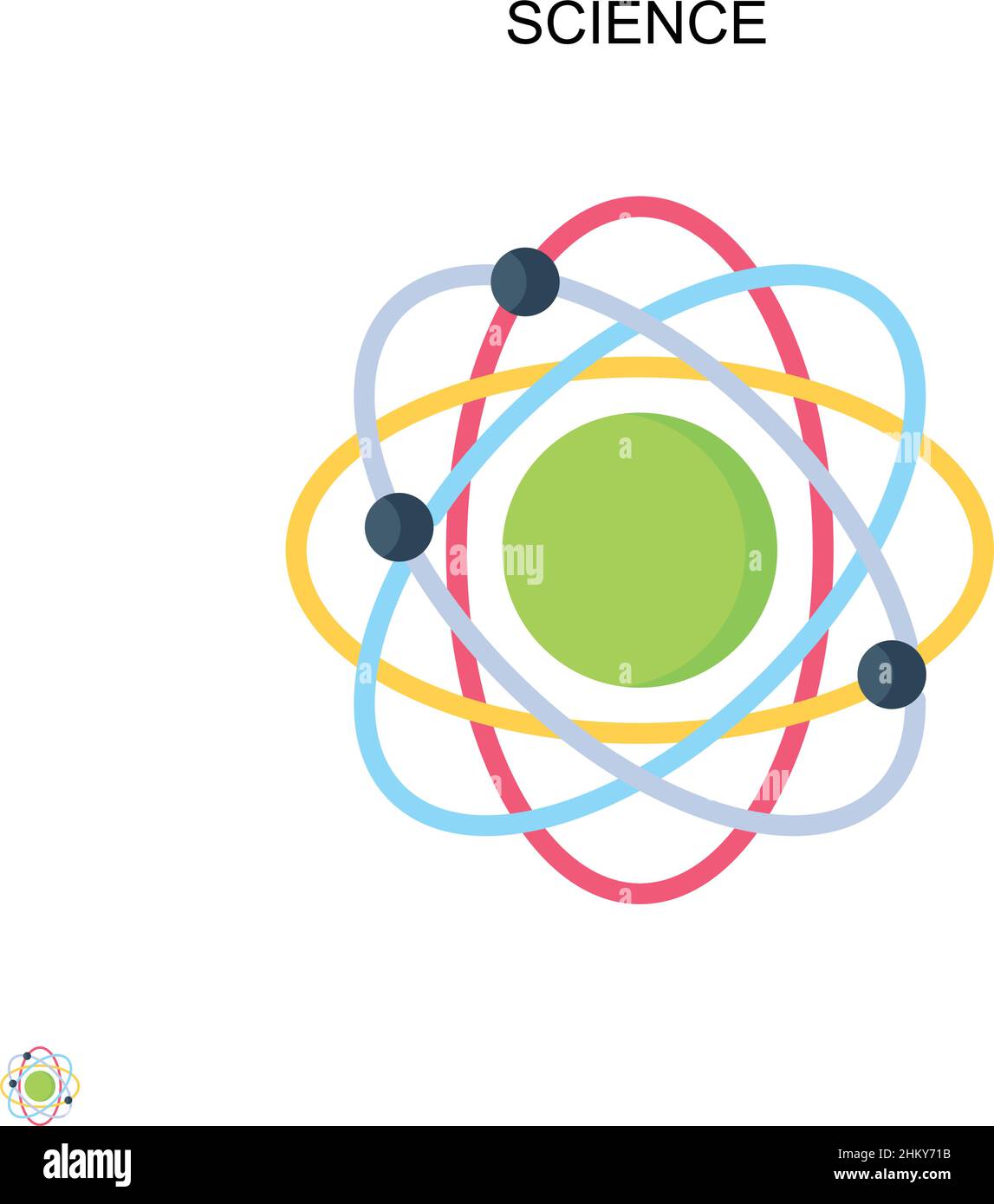 Science Simple vector icon. Illustration symbol design template for web ...