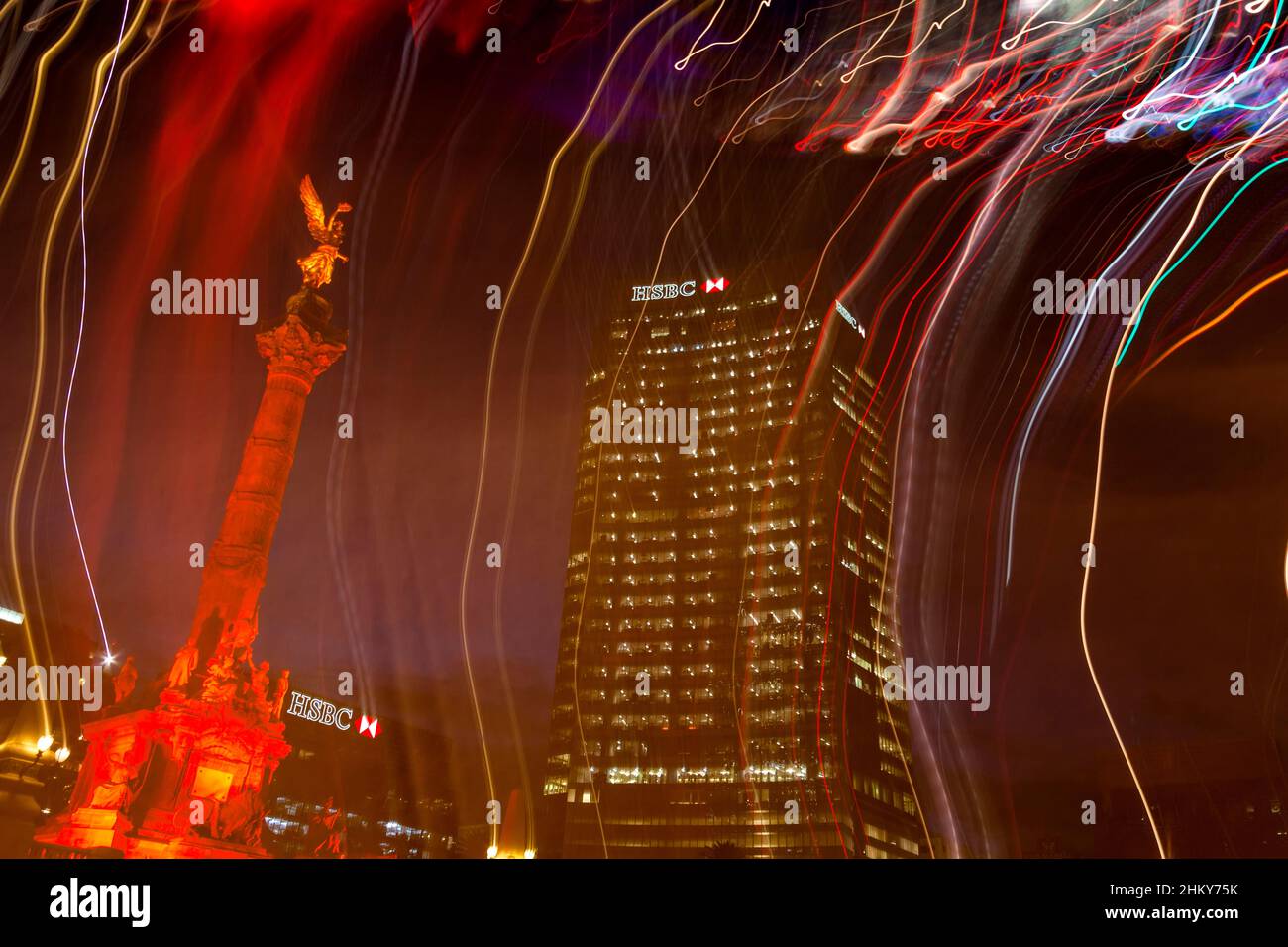 Angel of Independence victory column, Paseo de la Reforma, Mexico City ...