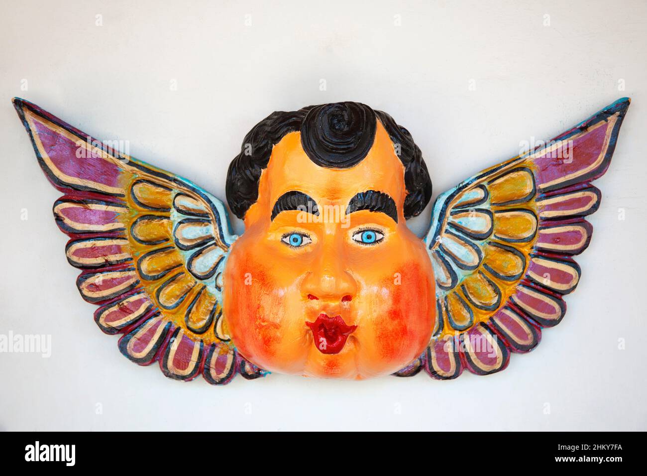 Typical crafts mask, Comala. Colima. Mexico, North America Stock Photo ...